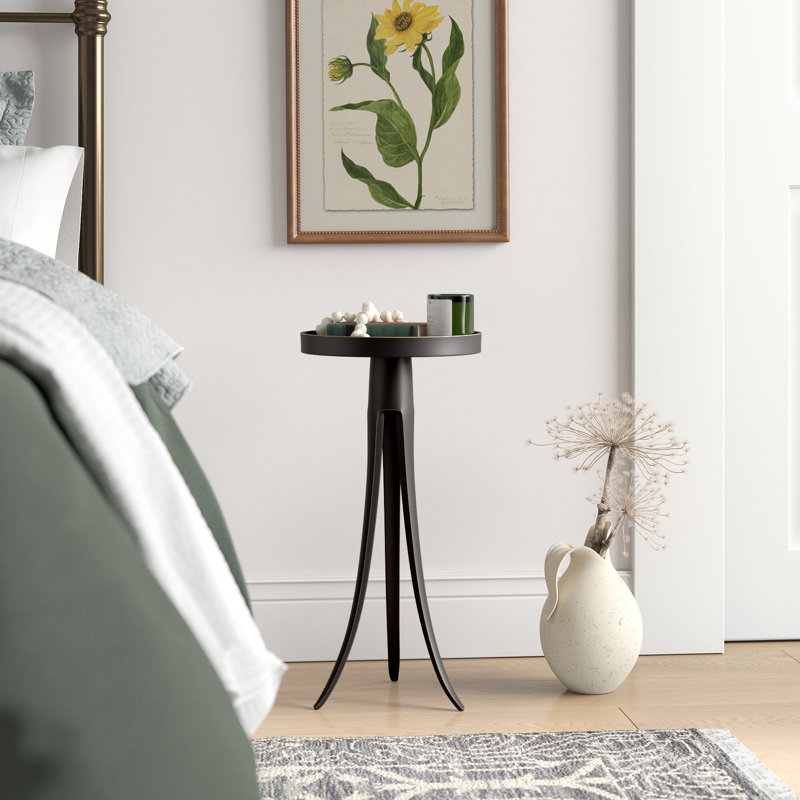 Birch Lane™ Kade Monique Large Pedestal Side Table | Wayfair